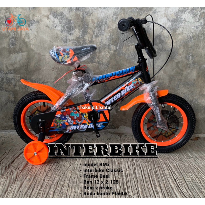 Jual Sepeda Anak cowok BMX ban pompa merk interbike michel phoenix max ...