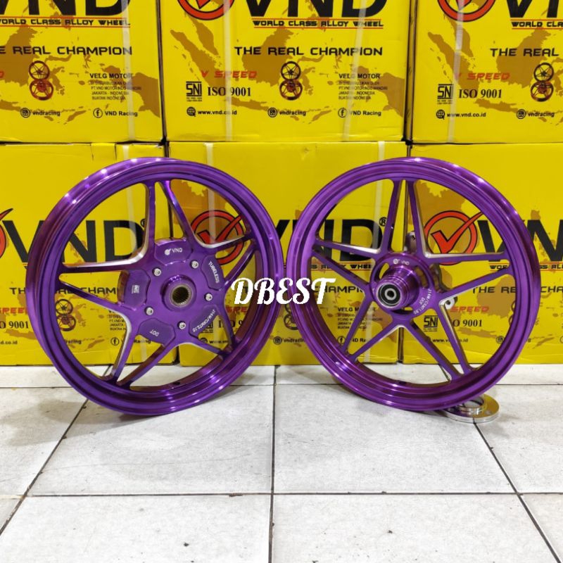 Jual VELG VND V SPEED V2 GENERASI KE 2 PALANG BINTANG AEROX NEW OLD RING 14 UKURAN 1.85/2.15/14 ...