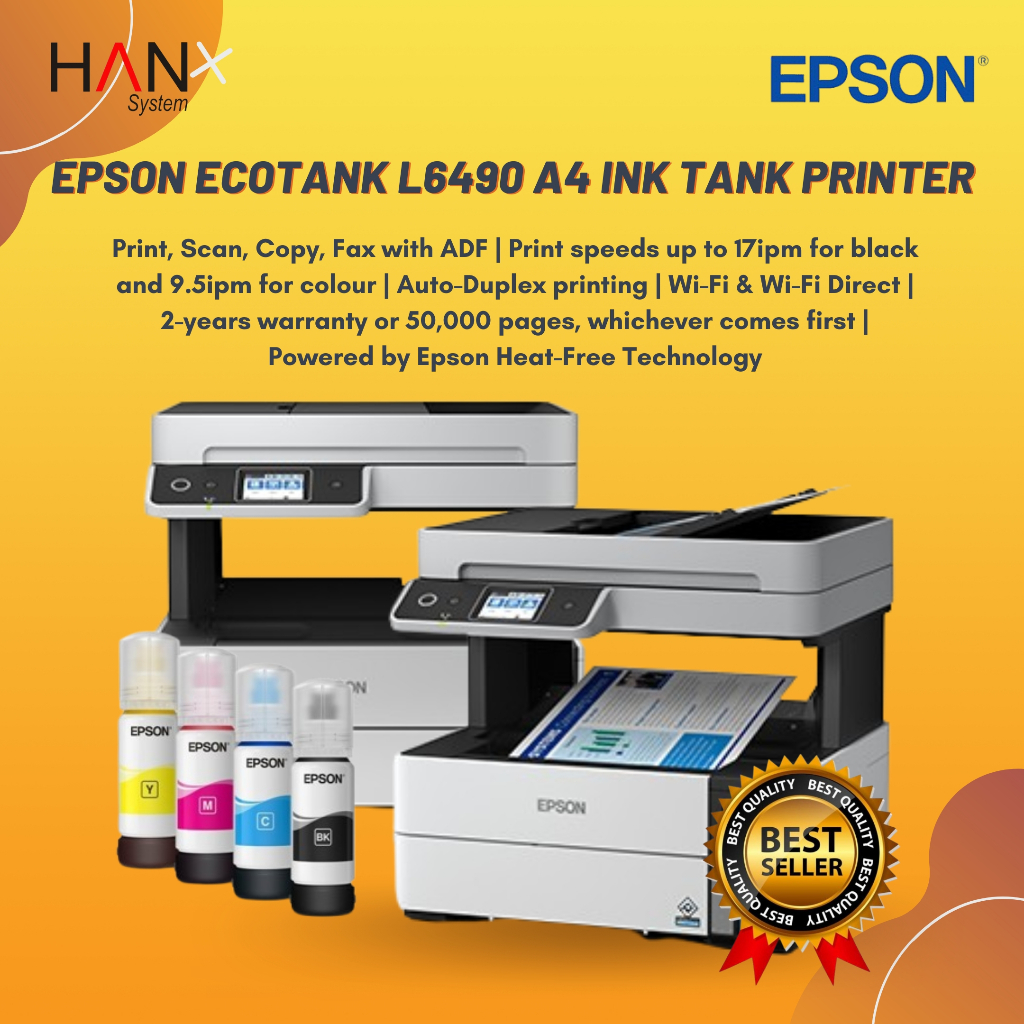 Jual Epson EcoTank L6490 Ink Tank Printer | Shopee Indonesia
