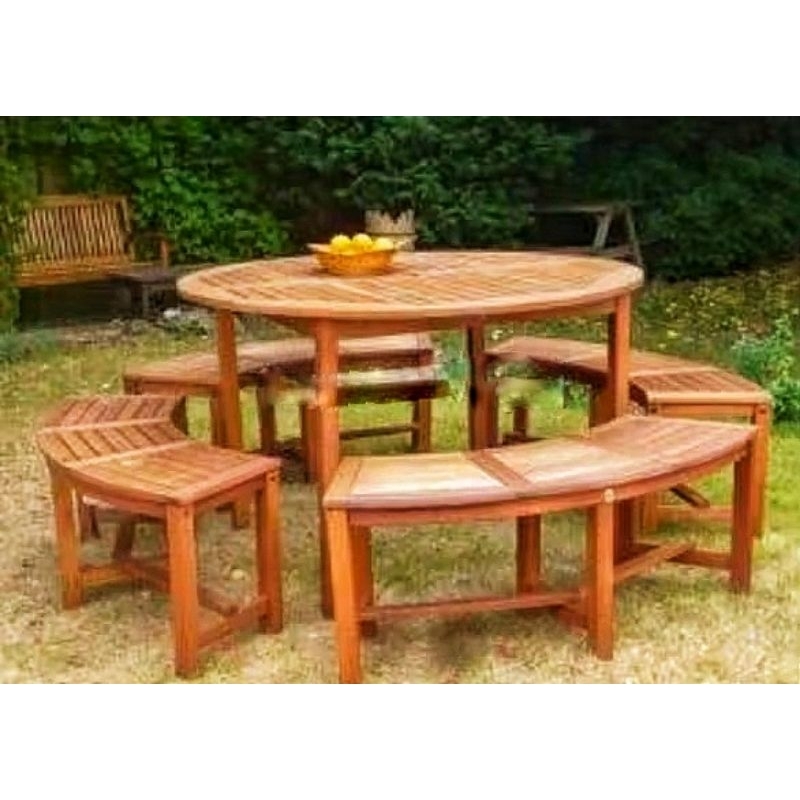 Jual SET MEJA KURSI TAMAN / kursi pantai set meja outdoor kayu jati ...