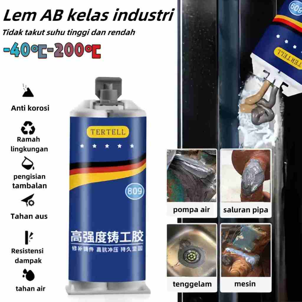Jual Lem AB Besi Super Kuat adhesive super lem pengecoran logam Tahan ...