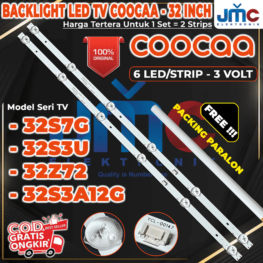Jual BACKLIGHT TV LED COOCAA 32 INCH 32S3U 32S7G 32Z72 32S3A12G | Shopee Indonesia