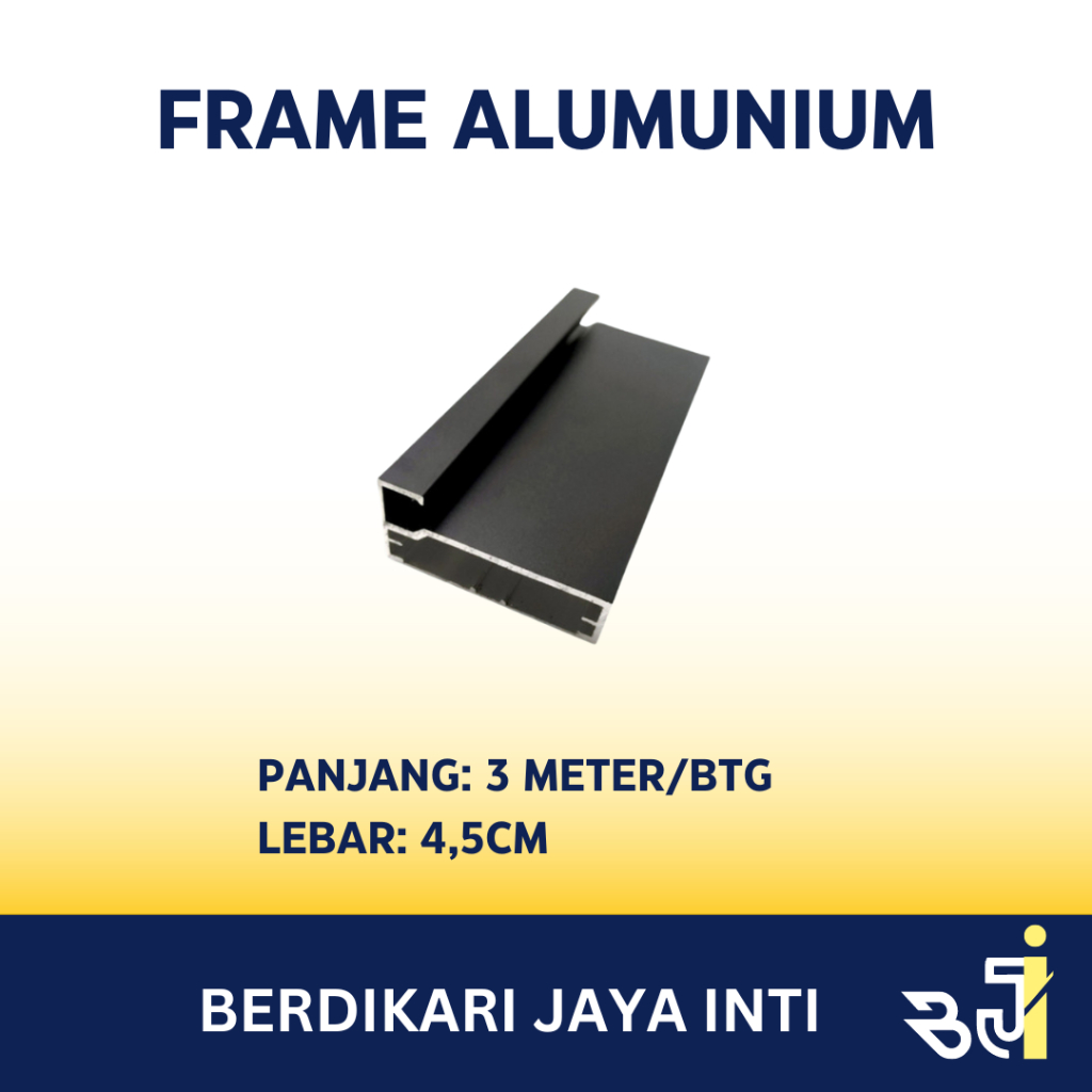 Jual FRAME Aluminium HITAM Black untuk Pintu Lemari Kitchen Profil 3 ...