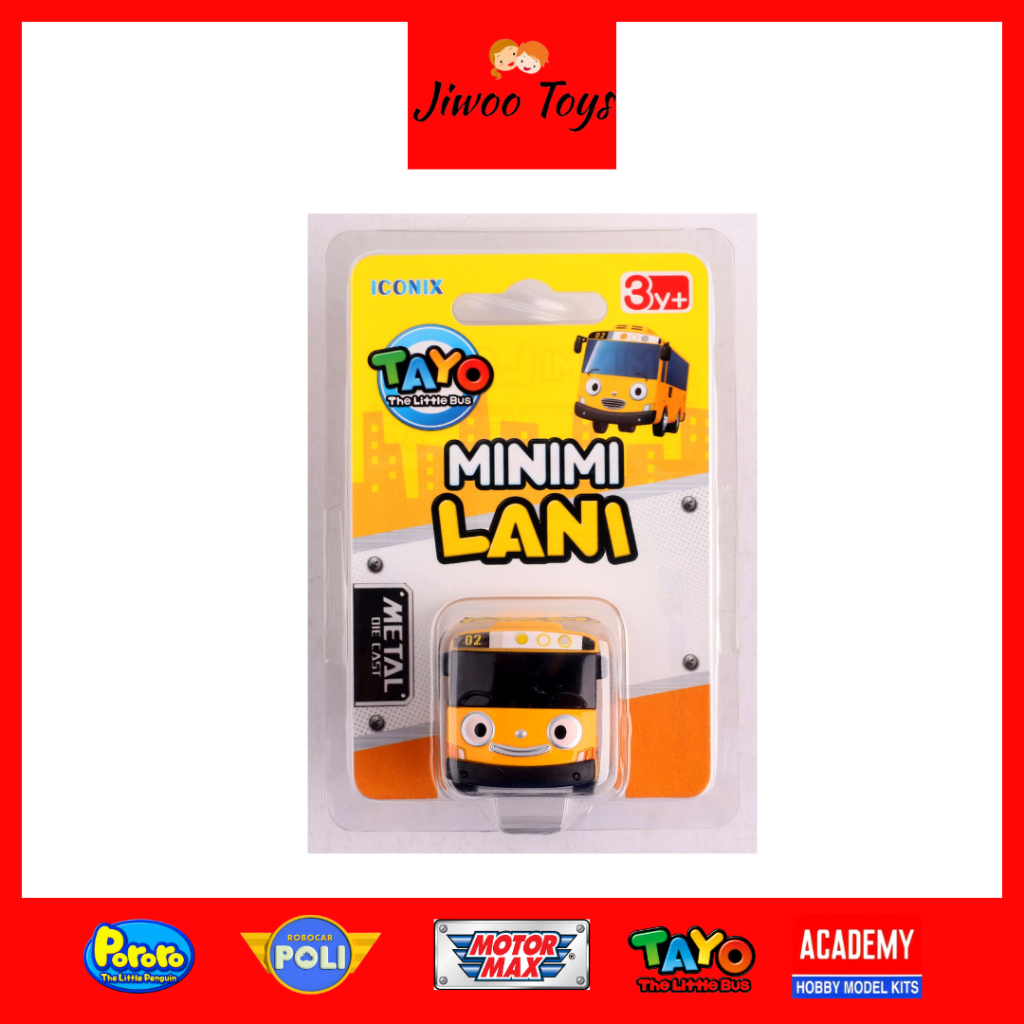 Jual Iconix Tayo The Little Bus Minimi Lani TYX-219012 Mainan Bus Tayo ...