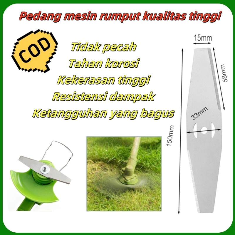 Jual 5Pcs pisau mesin potong rumput pemotong rumput listrik pisau alat ...