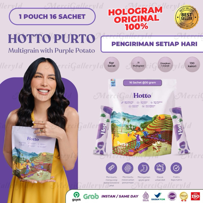 Jual Hotto Purto Multigrain Ori 100% - ecer/Sachetan | Shopee Indonesia