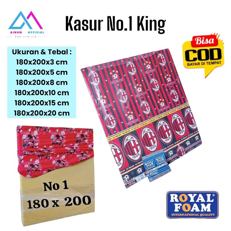 Jual Kasur Royal Foam Ukuran 180 × 200 CM (KING SIZE) Tebal 3cm Sampai ...