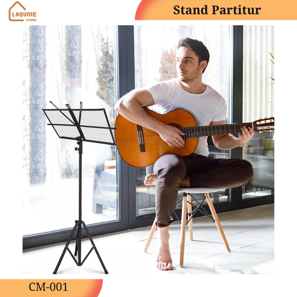Jual Stand Partitur Stand Teks Lagu Sheet Musik Lipat Portabel | Shopee ...
