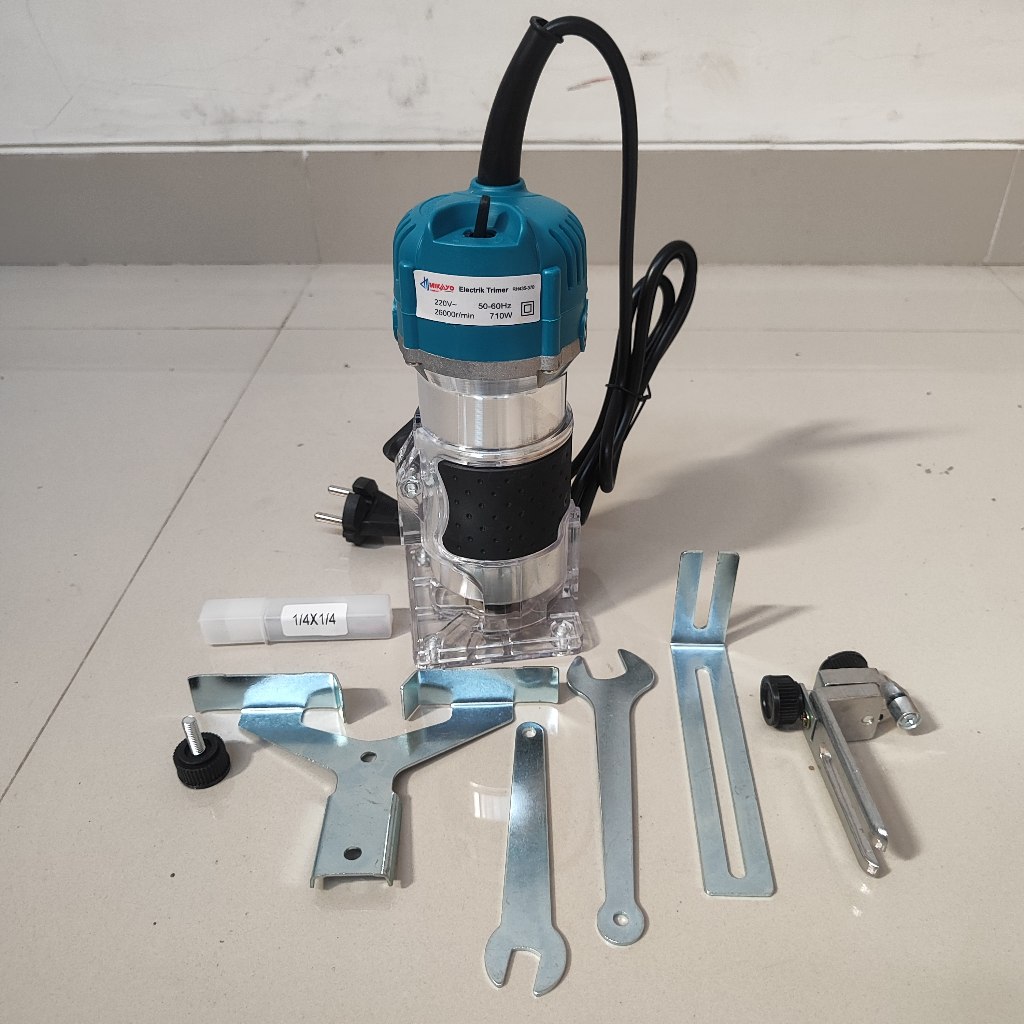 Jual Mesin Router Trimmer mikayo Mesin Profil Kayu Mesin Ukir Kayu 6MM ...