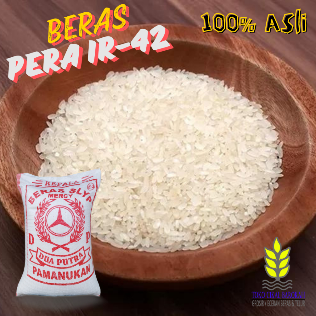 Jual Beras Pera IR42 / Beras PN / Beras Ketupat Lontong Eceran Per-Kg ...
