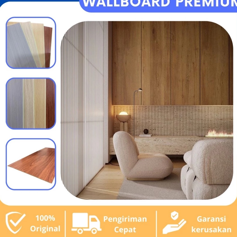 Jual Wallboard WPC Wallboard Panel PVC Wallboard hiasan dinding ukuran ...