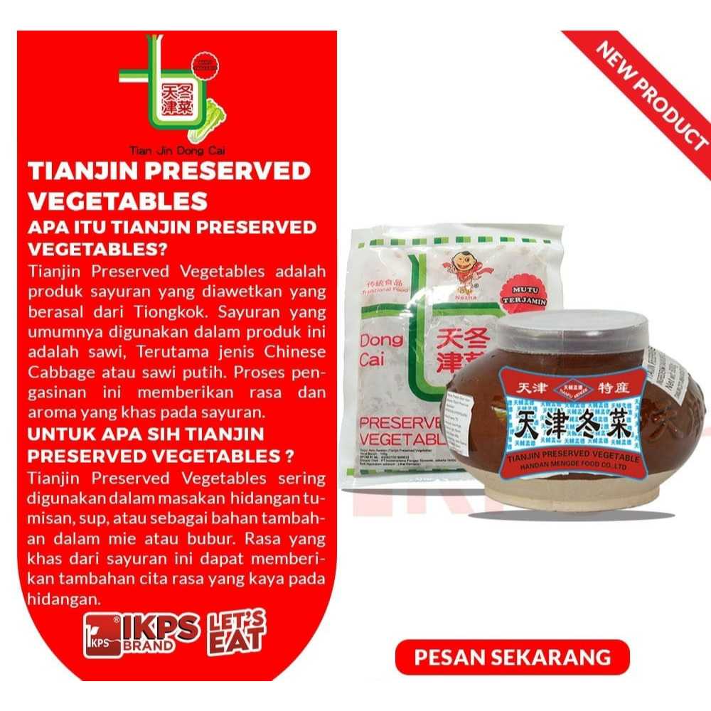 Jual Tianjin Preserved Vegetable 250g "Nezha" / Tong Cay / Dong Cay ...