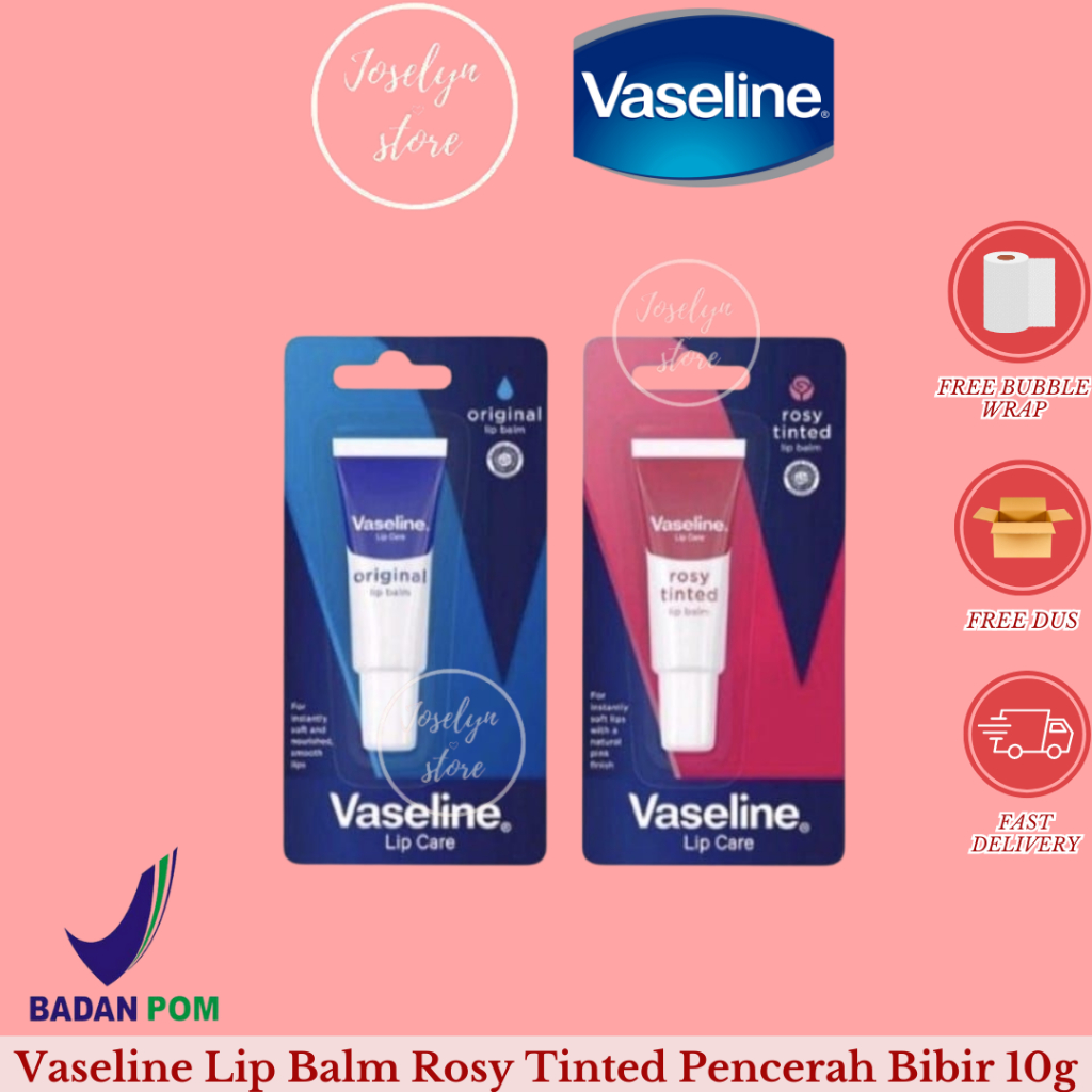 Jual Vaseline Lip Balm Rosy Tinted Pencerah Bibir 10g | Shopee Indonesia
