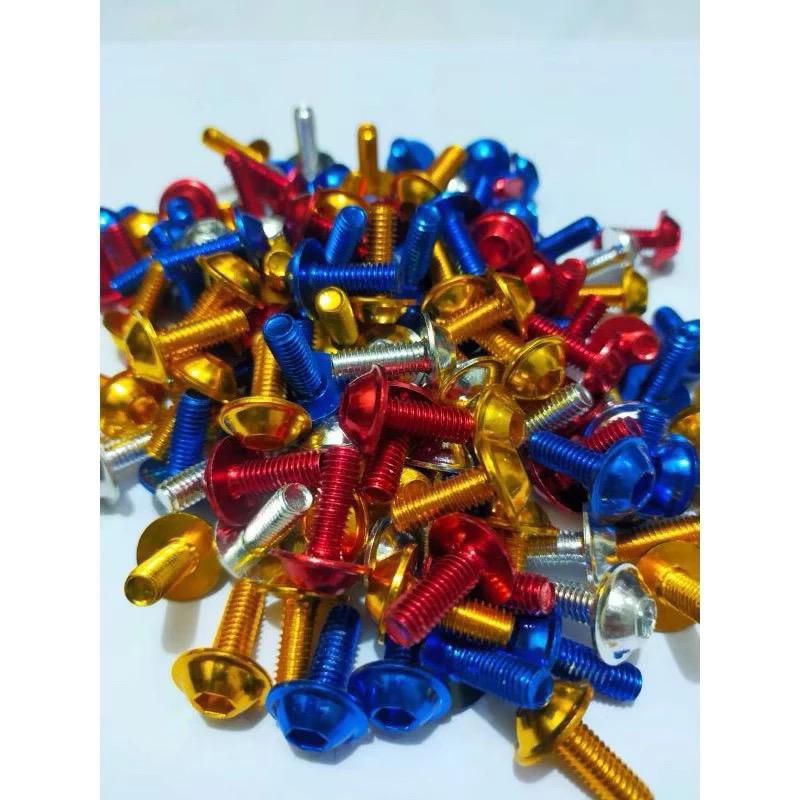 Jual BAUT CNC ALUMINIUM M6X15 BAUT BIG HEAD CNC UNIVERSAL MOTOR ...
