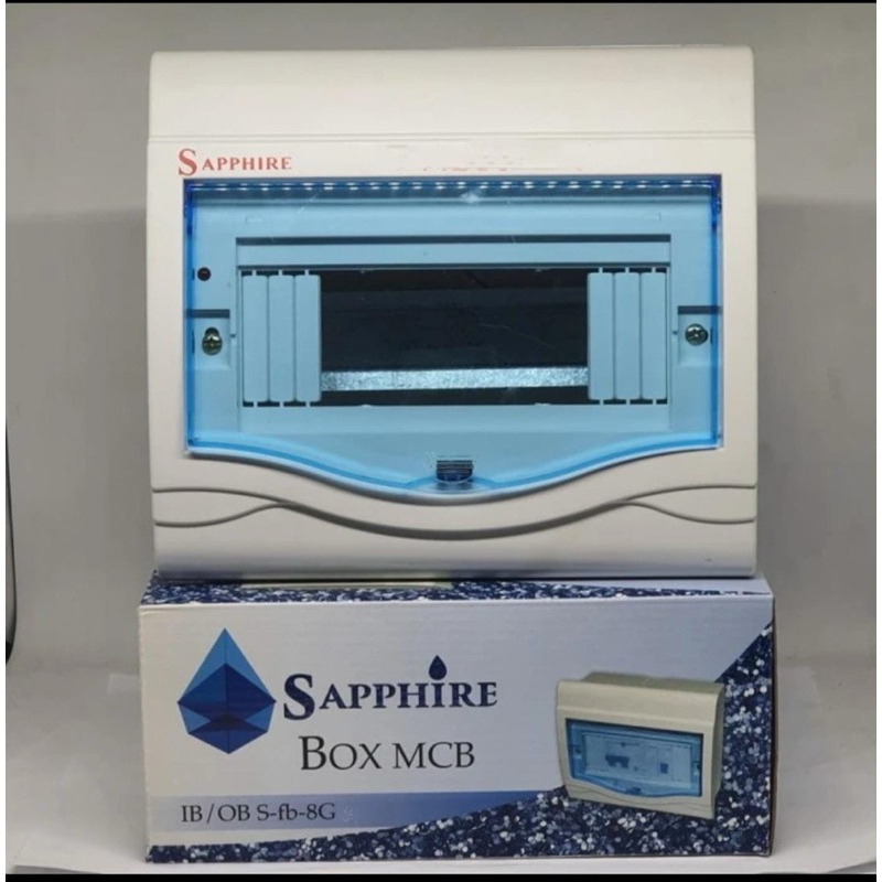 Jual Box Mcb Sapphire Fuse Box 8 Grup. Bisa inbo atau otbo . | Shopee ...