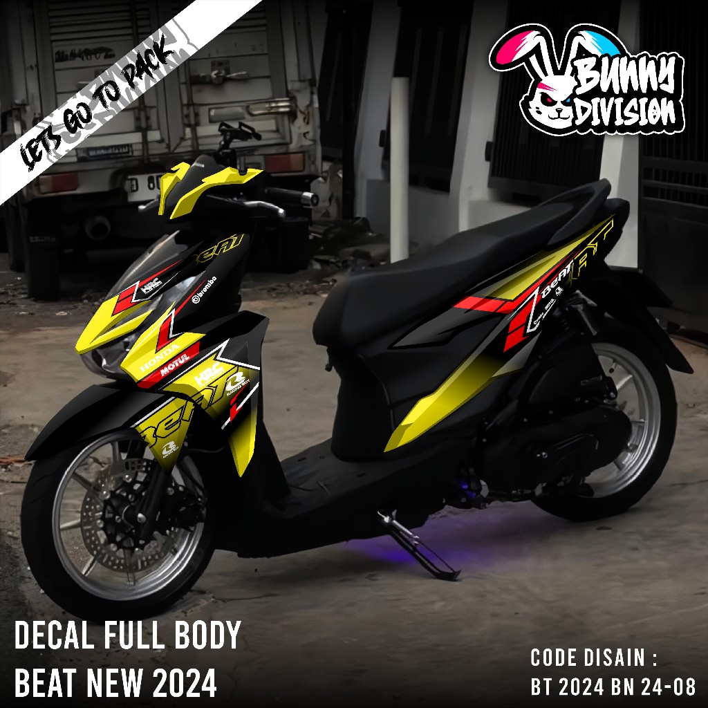 Jual (COD PROMO) TERBARU Decal Sticker Honda Beat DELUXE STREET REMOTE ...
