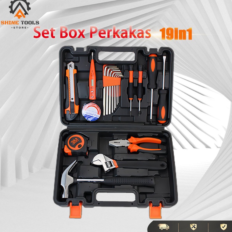 Jual Murah Spesial Hand Toolset Tool Kit Set Toolkit Toolbox Tool Box ...