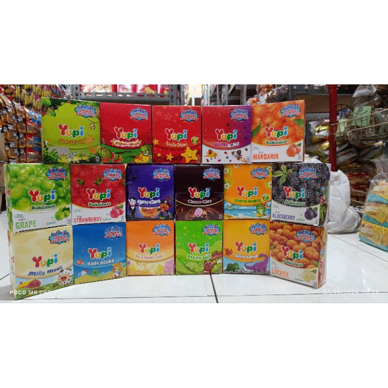 Jual PERMEN YUPI BOX PERMEN LUNAK ANEKA RASA - PART 1 | Shopee Indonesia