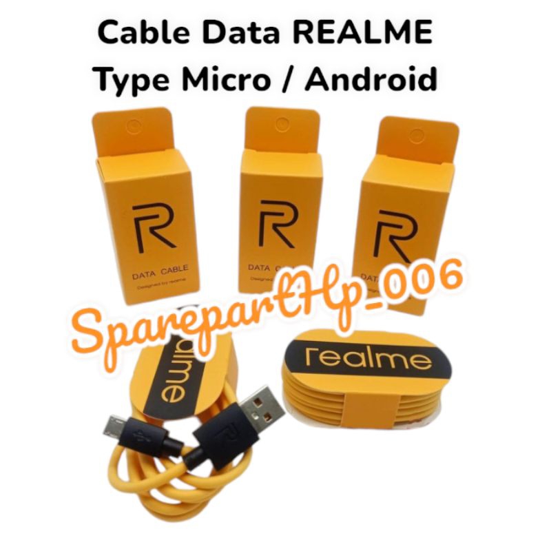 Jual KABEL DATA ORIGINAL 100% REALME USB TO TYPE MICRO SUPPORT FAST ...