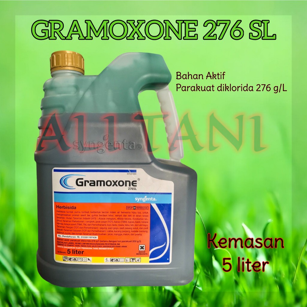 Jual GRAMOXONE 276 SL Kemasan 5 Liter Herbisida/Racun Rumput Kontak ...