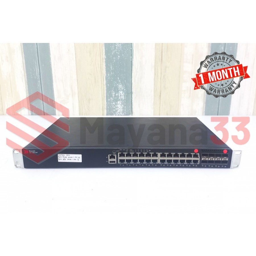 Jual Switch Brocade ICX 7250-24P 8 Port SFP Uplink 10GB bukan Cisco ...