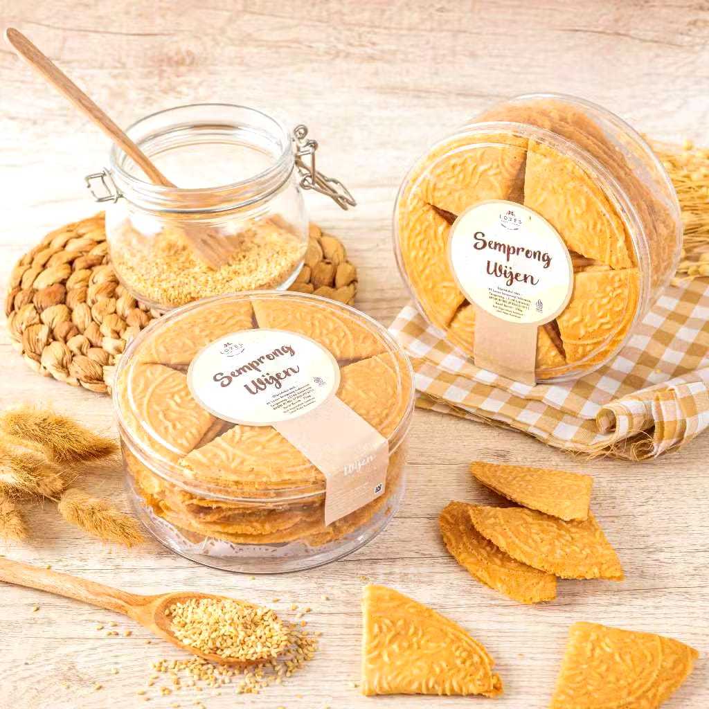 Jual Loves Semprong Wijen Kue Kering Semprong Cemilan Makanan Ringan ...