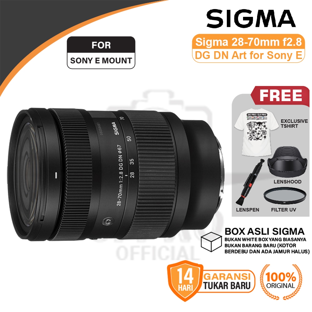 Jual Sigma 28-70mm f2.8 DG DN for Sony E Full Frame Sigma 28 70 mm f/2. ...