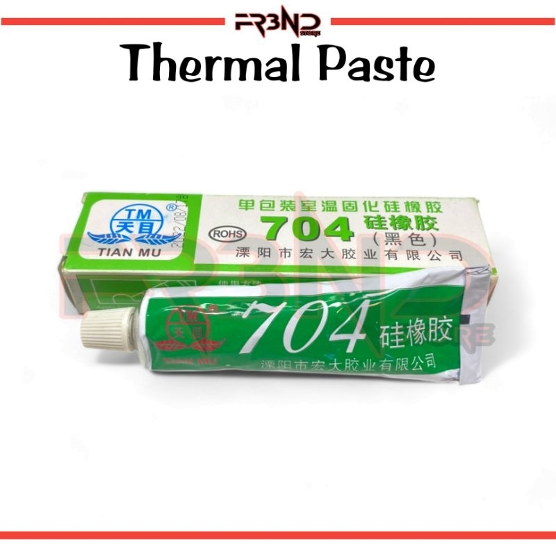 Jual Lem Tian Mu 704 Putih Thermal Glue + Sealant Silicone Grease Tian ...