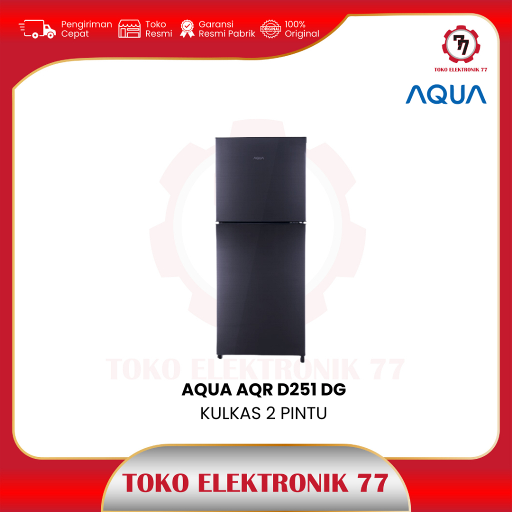 Jual Kulkas Aqua AQR D251 2 Pintu MURAH | Shopee Indonesia