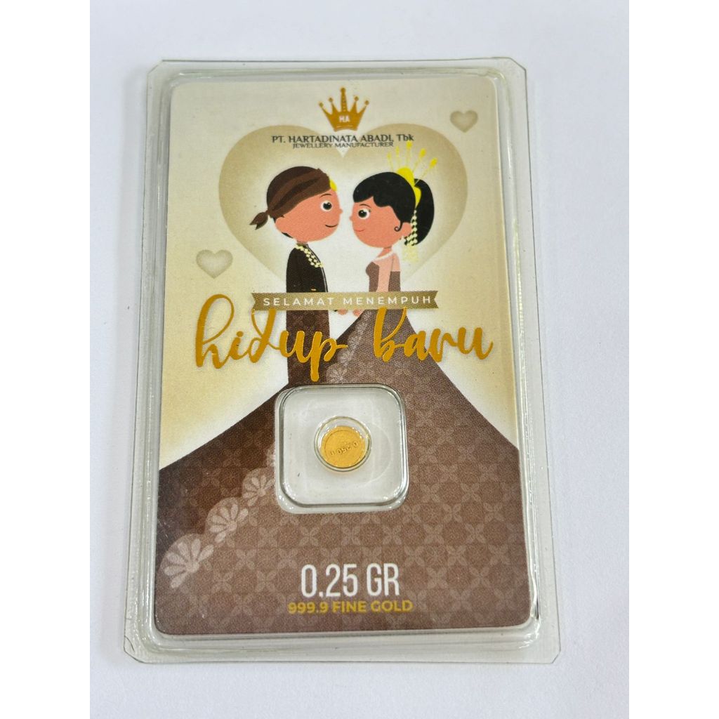 Jual 0.25 GRAM LM MINI GOLD SERIES BT21 UBS LINE FRIENDS THANK YOU ...