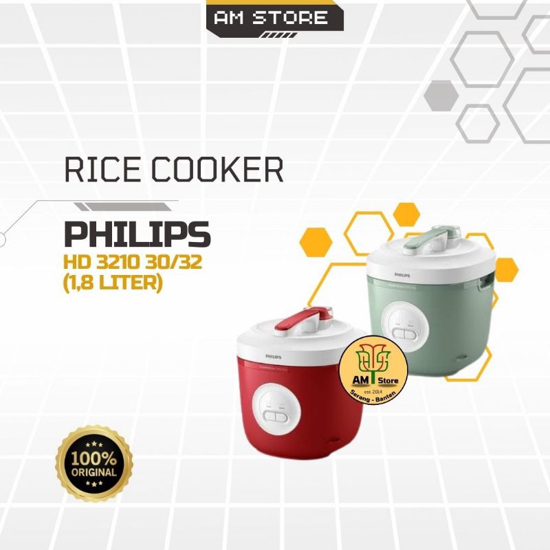 Jual Rice Cooker Philips 1,8 Liter HD 3210 30/32 | Shopee Indonesia