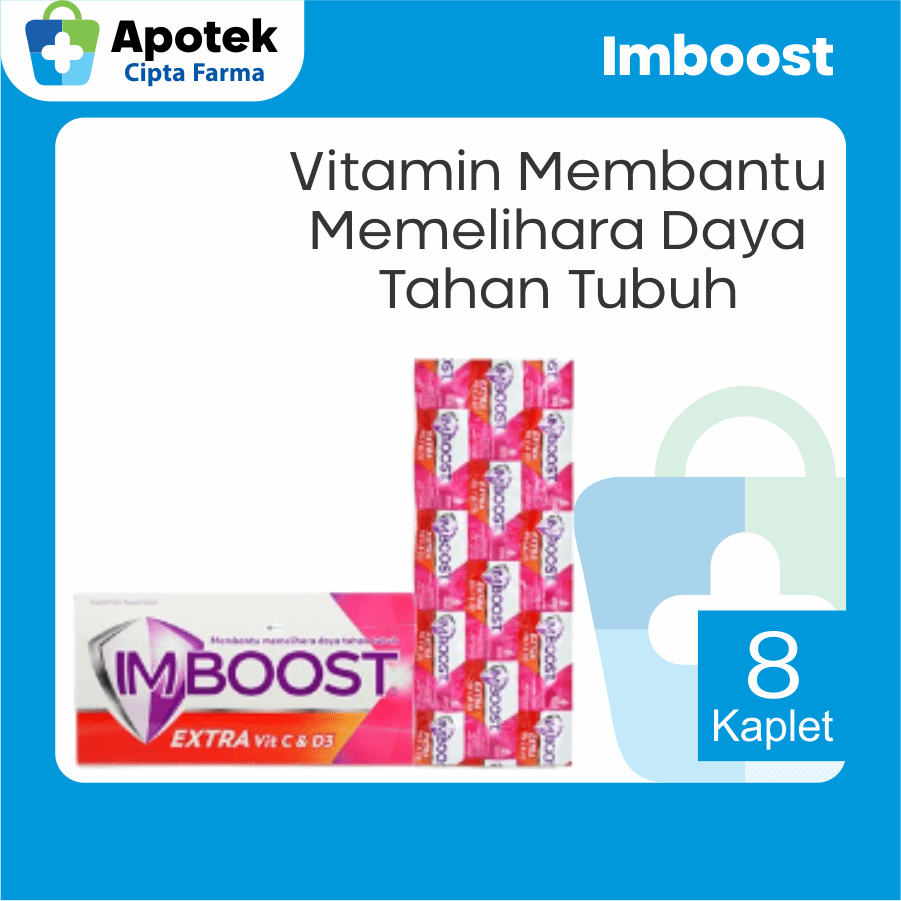 Jual Imboost Extra VitC dan D3 Imbost Embost Vitamin Imboost Daya Tahan ...