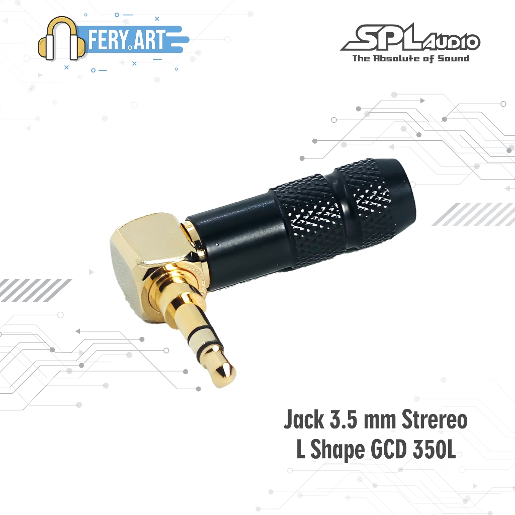 Jual Jack 3.5 mm L Shape SPL Audio GCD 350L | Shopee Indonesia