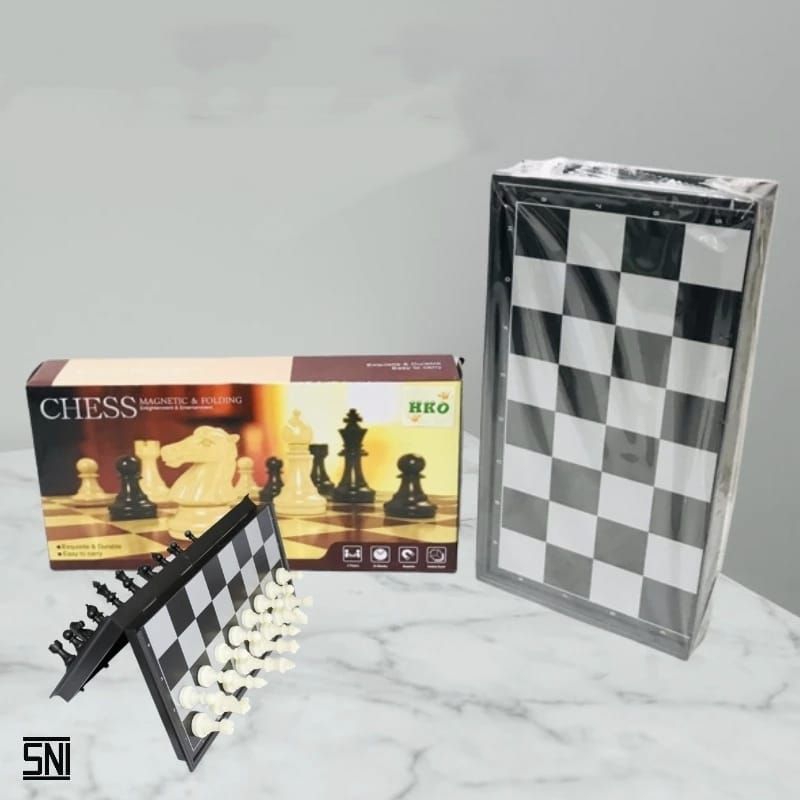 Jual Mainan Catur Magnet Besar 26cm x 26 cm / Big Chess Magnetic ...