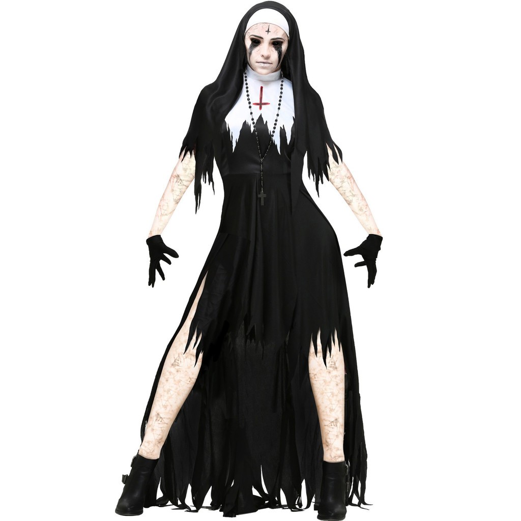 Jual Kostum Baju Halowin Valak Hantu Wanita - Halloween Party H155 ...