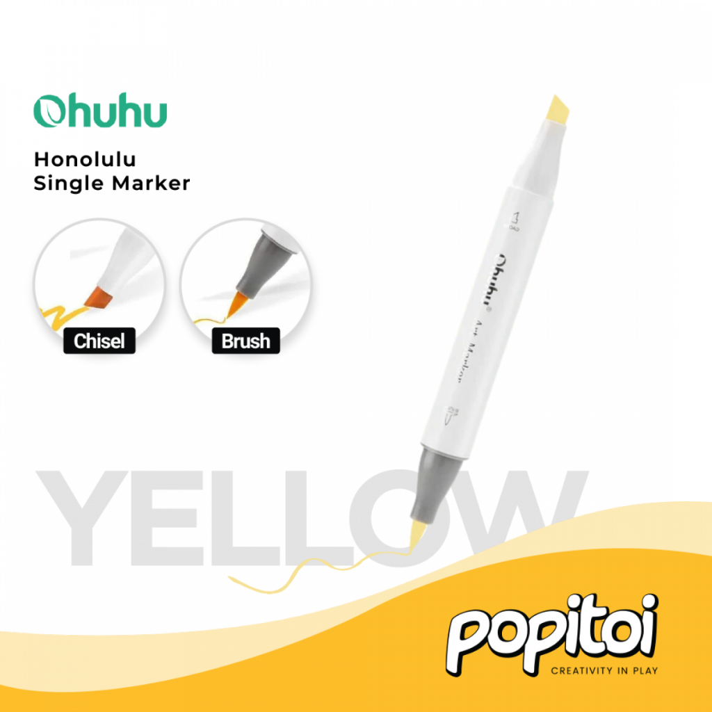 Jual OHUHU SINGLE Honolulu (Brush & Chisel) - YELLOW SERIES | 361 ...