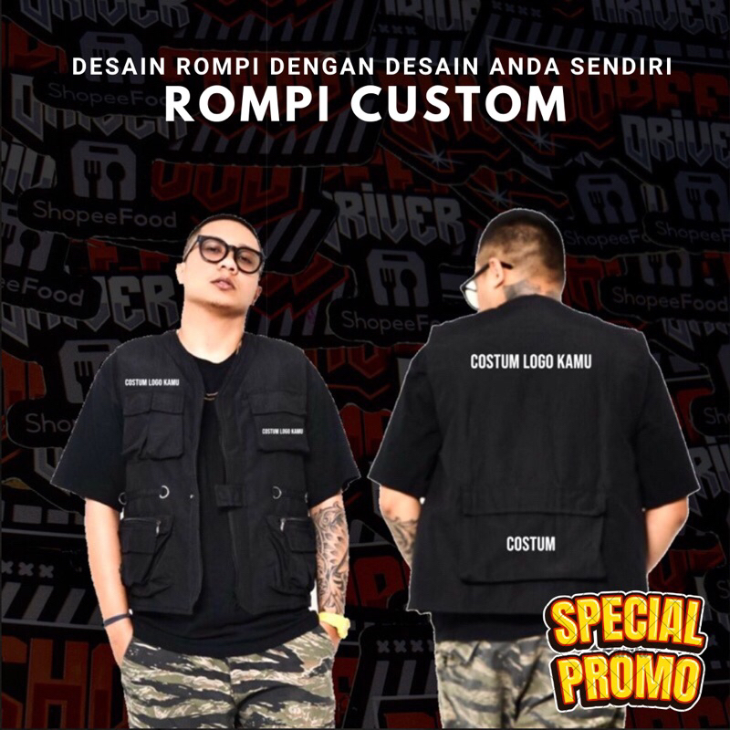 Jual ROMPI Custom | Desain Keren | HARGA MURAH kualitas nggak murahan ...