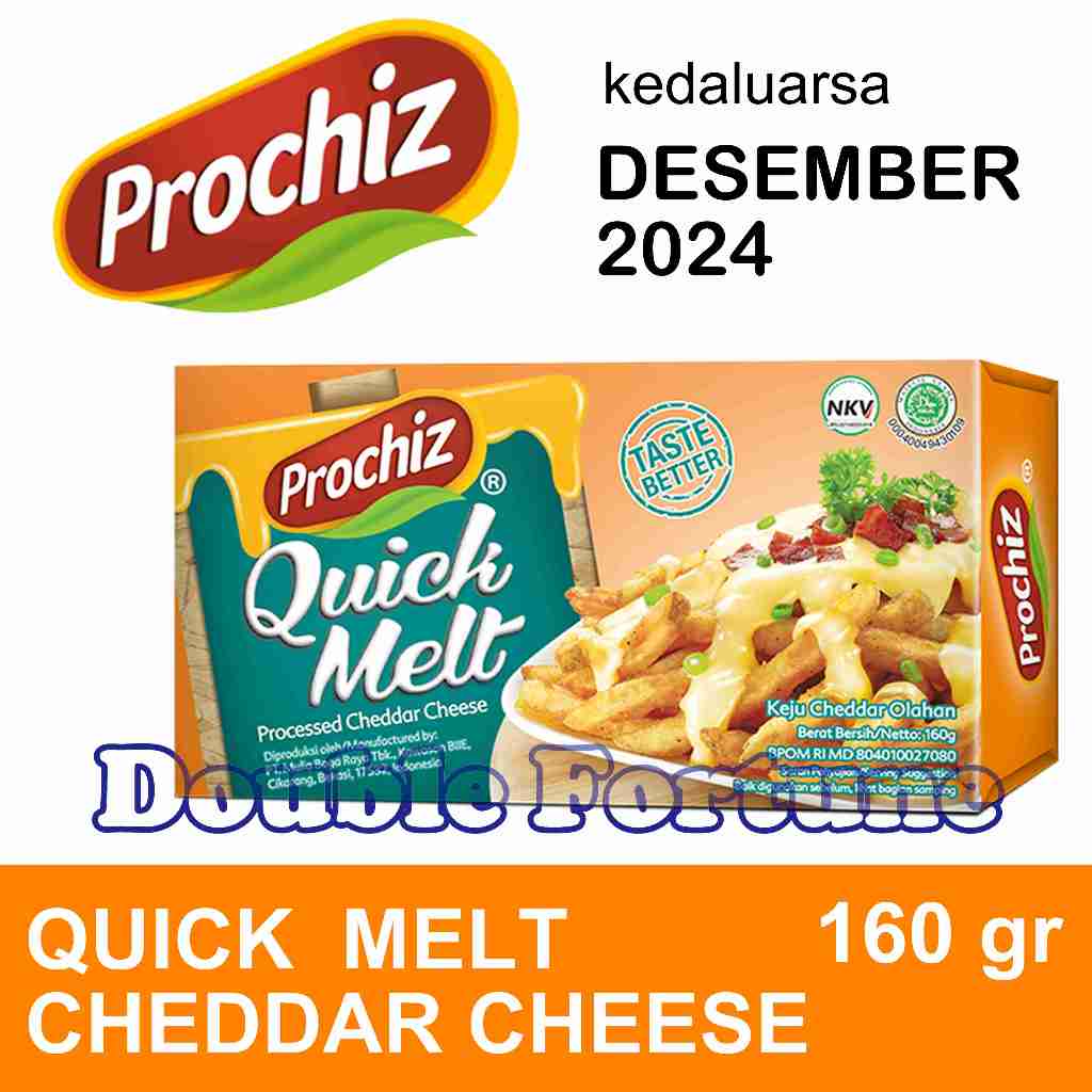 Jual PROCHIZ QUICK MELT CHEDDAR CHEESE KEJU OLAHAN 160gr | Shopee Indonesia