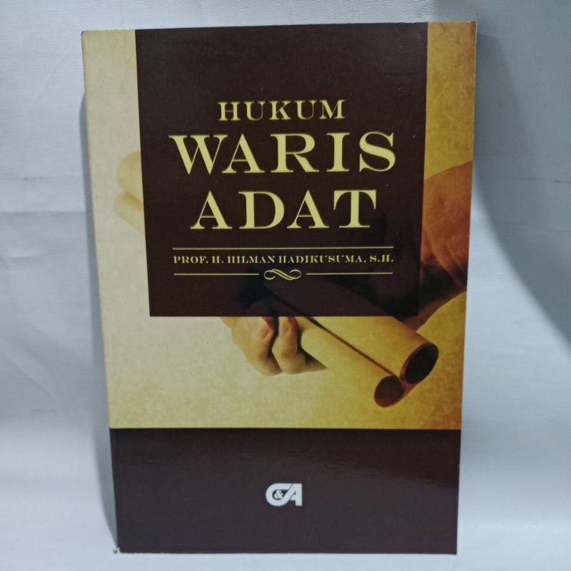Jual Buku Hukum Waris Adat -Prof. H. Hilman Hadikusuma, S.H. | Shopee Indonesia