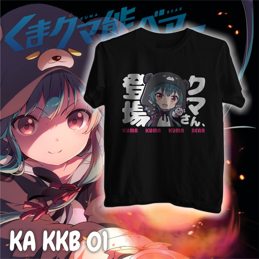 Jual Kaos Anime Game Kuma Kuma Kuma Bear Yuna T-shirt KA KKB 01 ...