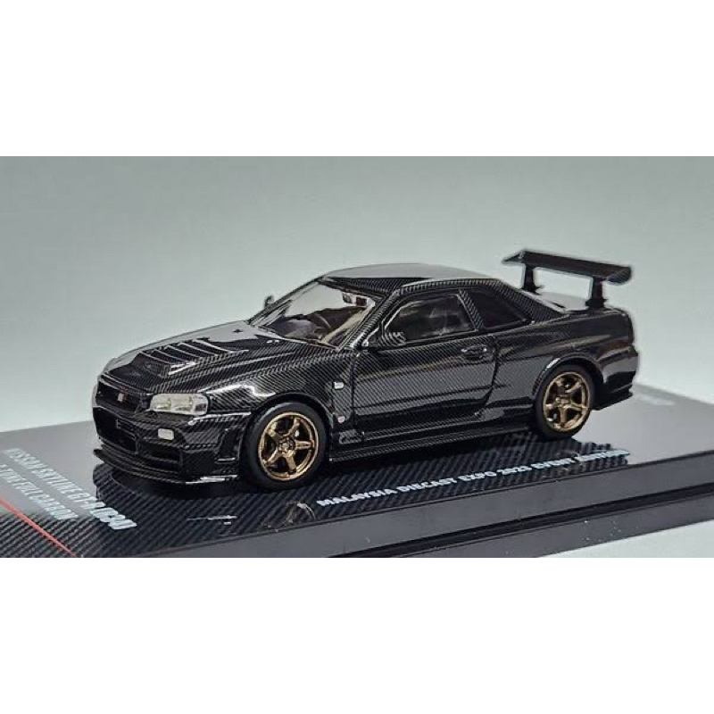 Jual Inno64 Nissan Skyline GTR R34 Z Tune Full Carbon Malaysia Diecast ...