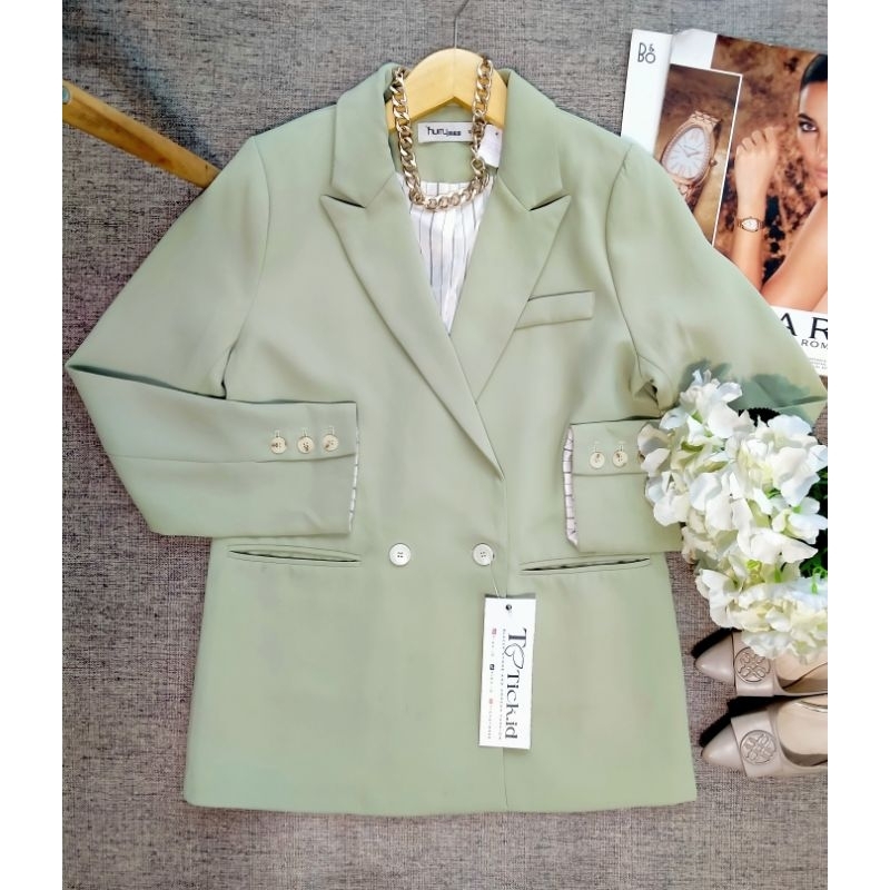 Jual blazer mint | Shopee Indonesia
