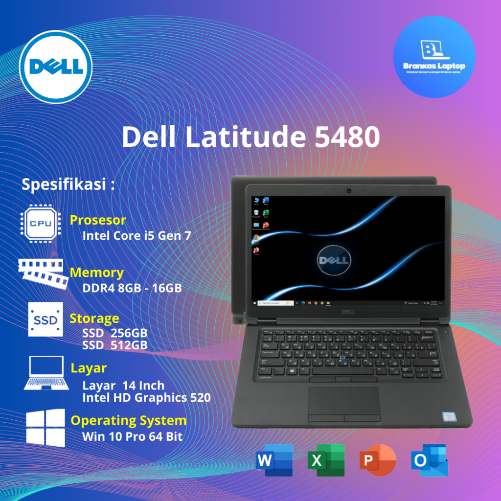 Jual Laptop Dell Latitude 5480| 5490/ Core i5/ i7| Murah dan Bagus | Shopee Indonesia