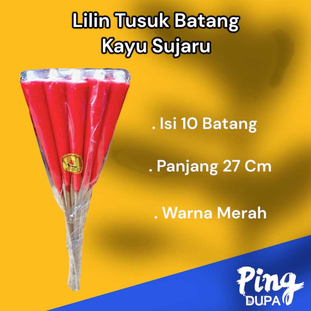 Jual Lilin Kuburan Bambu Anti Angin Merah | Shopee Indonesia
