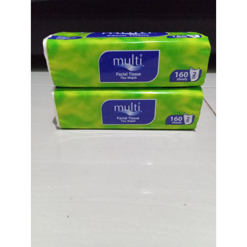 Jual tissue multi 160 sheet 2ply tisu paket isi (2pcs) | Shopee Indonesia