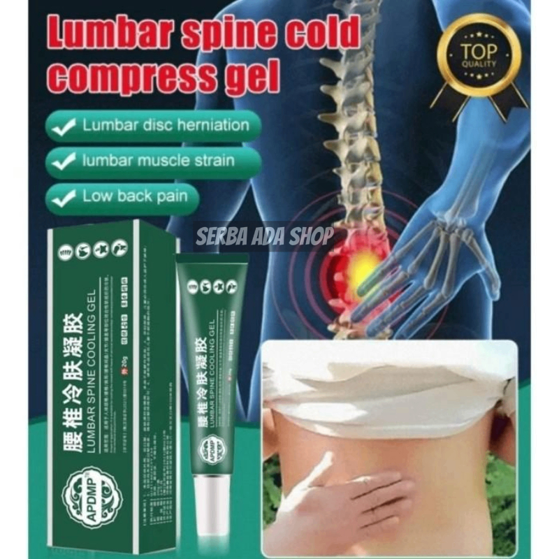 Jual Lumbar cold compress gel ori Lumbar spine cooling gel Lumbar cream ...