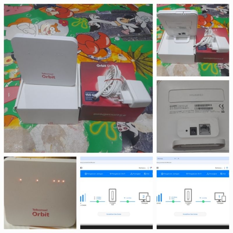 Jual modem wifi kartu Huawei Orbit Star 2 bisa semua kartu fullset ...