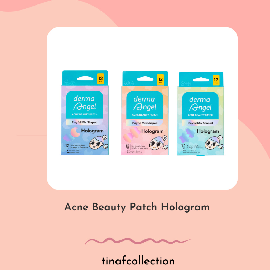 Jual Derma Angel Acne Beauty Patch Hologram Moon & Cloud Heart & Flower ...