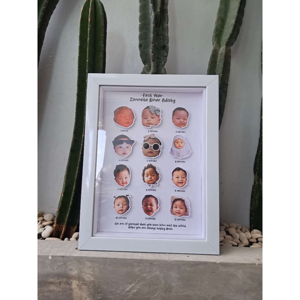 Jual Baby milestone 3D frame | Shopee Indonesia