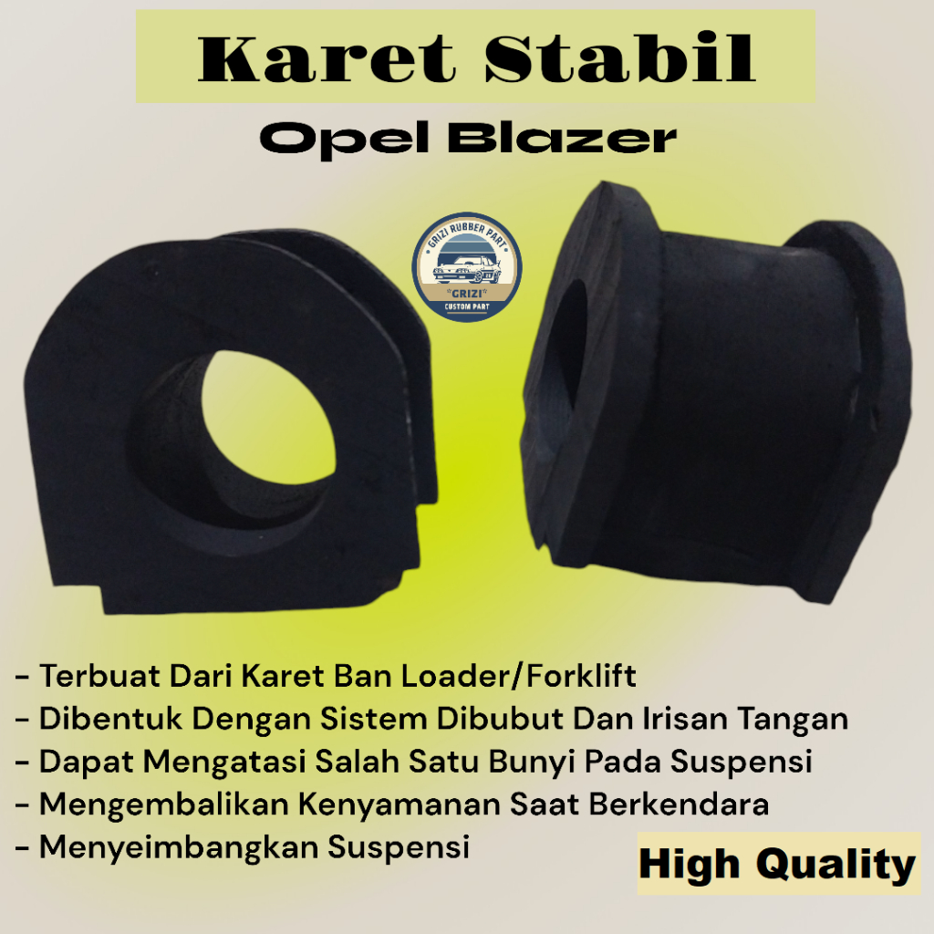 Jual Karet Stabil Stabilizer Shaft Roti Belah Depan Opel Blazer 1Set ...